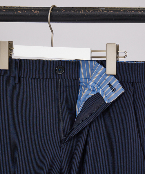 ABAHOUSE（アバハウス） スラックス 「マルチストレッチ」ストライプ