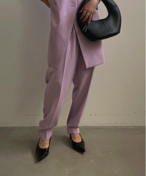 Ameri パンツ スラックス EMBELLISH TAPERED PANTS レディース : ZOZOTOWN Yahoo!店 - 通販 - Yahoo!ショッピング