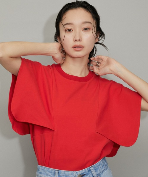 ADAM ET ROPE' 「ADAM ROPE'」 ノースリーブトップス FREE レッド レディース : ZOZOTOWN Yahoo!店 - 通販 - Yahoo!ショッピング