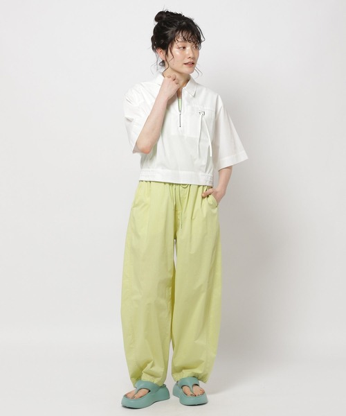 niko and… ブラウス シャツ クロップドZIPシャツ レディース : ZOZOTOWN Yahoo!店 - 通販 - Yahoo!ショッピング