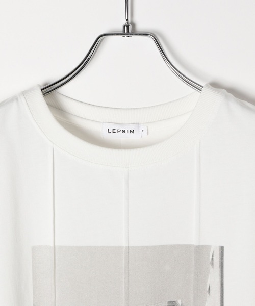 LEPSIM tシャツ フォトプリントBIGフレンチT 580737 レディース : ZOZOTOWN Yahoo!店 - 通販 - Yahoo!ショッピング