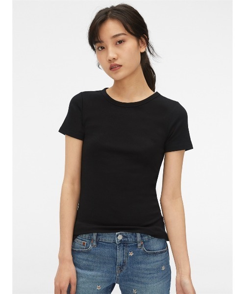 GAP tシャツ Tシャツ モダン クルーネックTシャツ レディース : ZOZOTOWN Yahoo!店 - 通販 - Yahoo!ショッピング