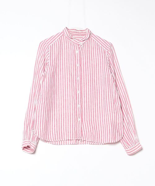 nest Robe 「nest Robe」 ストライプ柄長袖ブラウス - ピンク レディース : ZOZOTOWN Yahoo!店 - 通販 - Yahoo!ショッピング