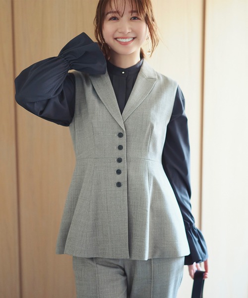 NATURAL BEAUTY BASIC 「NATURAL BASIC」 ベスト SMALL ベージュ系その他 レディース ...
