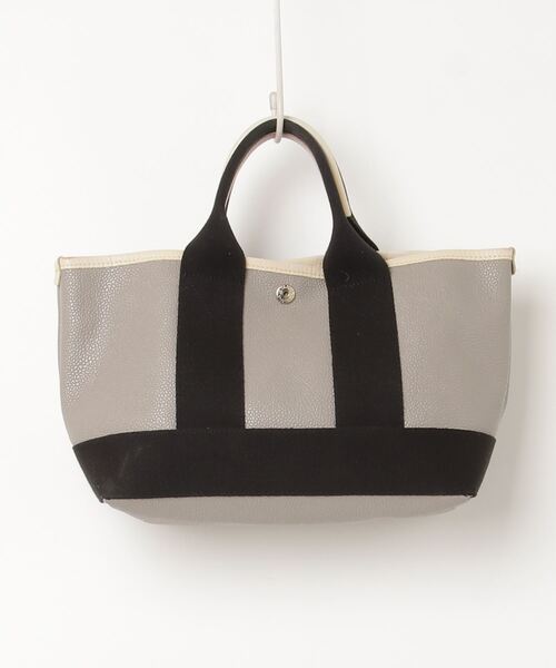 Yahoo!オークション - 「TOPKAPI」 ハンドバッグ - グレー レディース