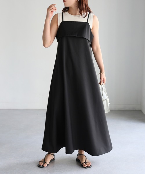 Riberry 「Riberry」 キャミソールワンピース FREE ブラック レディース : ZOZOTOWN Yahoo!店 - 通販 ...