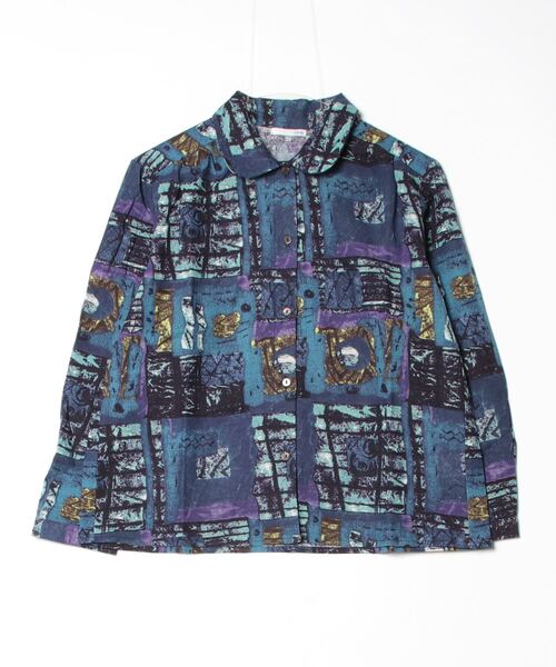 sandy（サンディー） ブラウス シャツ 「sandy」プリント丸衿ブラウス レディース : ZOZOTOWN Yahoo!店 - 通販 - Yahoo!ショッピング