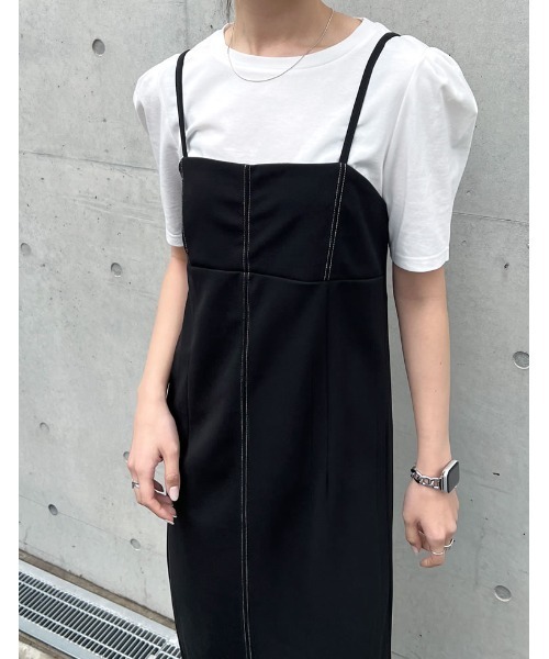 Re:EDIT 「Re:EDIT」 キャミソールワンピース MEDIUM チャコールグレー レディース : ZOZOTOWN Yahoo!店 - 通販 - Yahoo!ショッピング