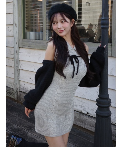 Darich 「Darich」 ニットワンピース FREE グレー レディース : ZOZOTOWN Yahoo!店 - 通販 - Yahoo!ショッピング