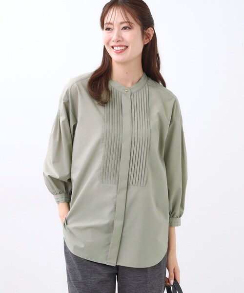 Reflect（リフレクト） ブラウス シャツ 「程よいゆとり感／体型カバー