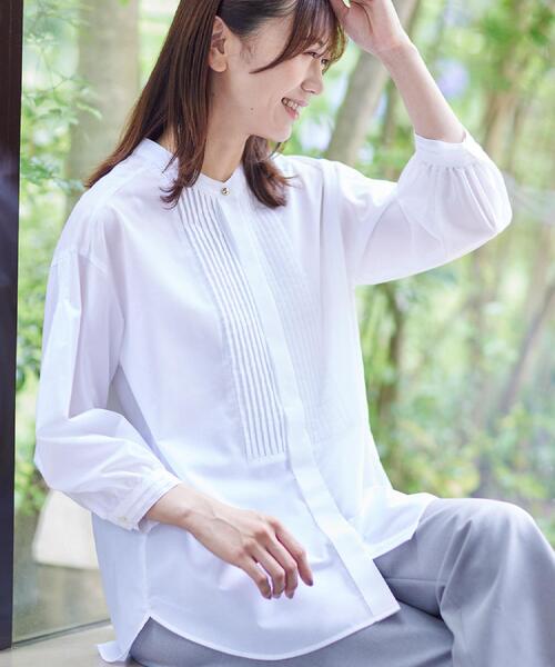 Reflect（リフレクト） ブラウス シャツ 「程よいゆとり感／体型カバー