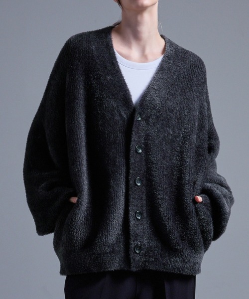 Loose 「Loose/ルース」 ニットカーディガン X-SMALL チャコールグレー メンズ : ZOZOTOWN Yahoo!店 - 通販 - Yahoo!ショッピング