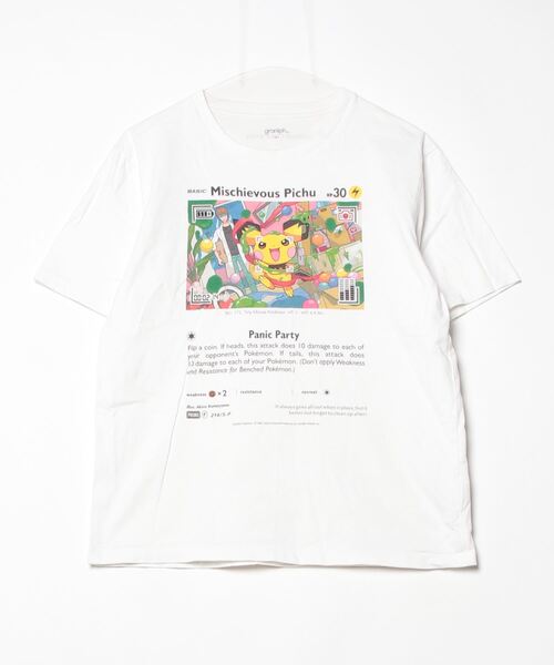 Design Tshirts Store graniph 「Design graniph」 半袖Tシャツ M ホワイト メンズ ...