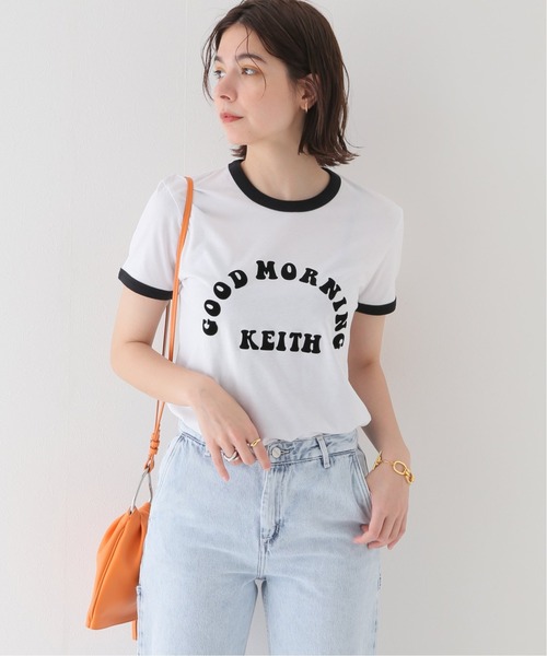JOINT WORKS tシャツ Tシャツ 【GOOD MORNING KEITH/グッドモーニングキース】RINGER TEE ...