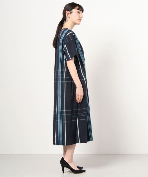 Yahoo!オークション - 「BEAMS BOY」 半袖ワンピース ONE SIZE ネイビ...