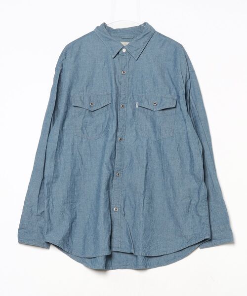 SILVER TAB 「SILVER TAB」 長袖シャツ L ブルー メンズ : ZOZOTOWN Yahoo!店 - 通販 - Yahoo!ショッピング