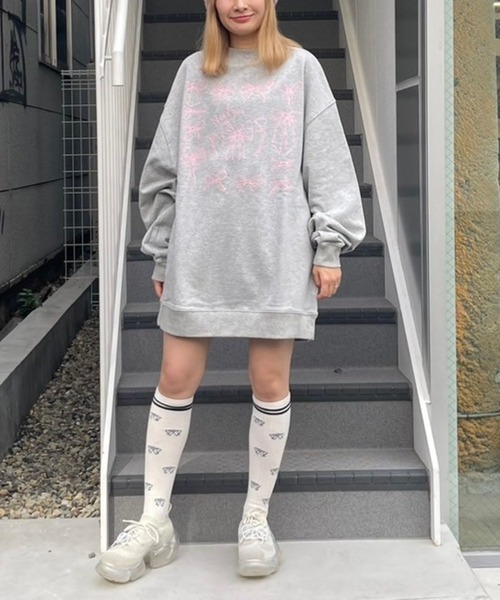 Candy Stripper（キャンディーストリッパー） スウェットカットソー 2 ヘザーグレー レディース : ZOZOTOWN Yahoo!店 - 通販 - Yahoo!ショッピング