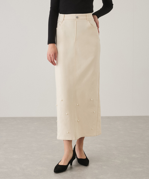 JAYRO スカート パール使いナロースカート : ZOZOTOWN Yahoo!店 - 通販 - Yahoo!ショッピング