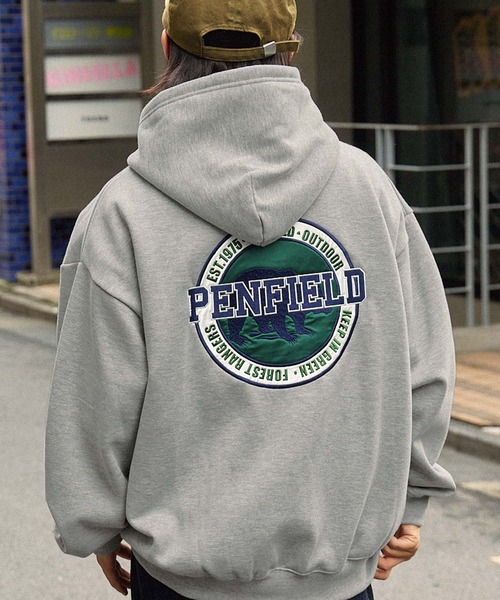 PEN FIELD 「PEN FIELD」 プルオーバーパーカー L グレー メンズ : ZOZOTOWN Yahoo!店 - 通販 ...