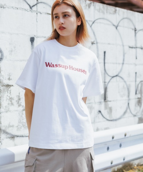 tシャツ Tシャツ Wassup House/ワサップハウス Wassup Logo Tee / WASSUP ロゴTシャツ ...
