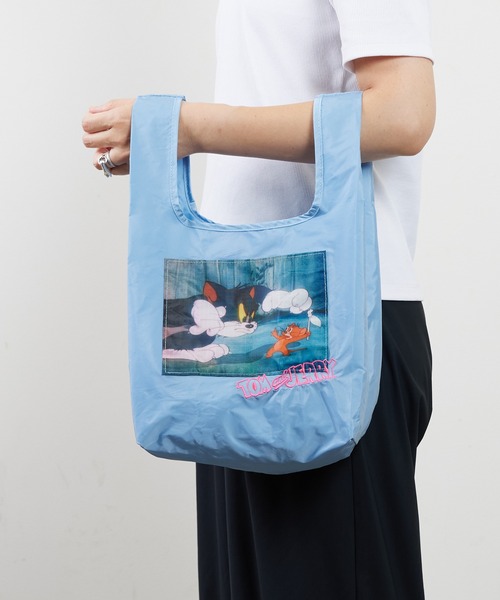 flapper_bags トートバッグ FLAPPER フラッパー:TOM ＆ JERRY トムとジェリー フィルム エコバッグ レディース メンズ : ZOZOTOWN Yahoo!店 ...