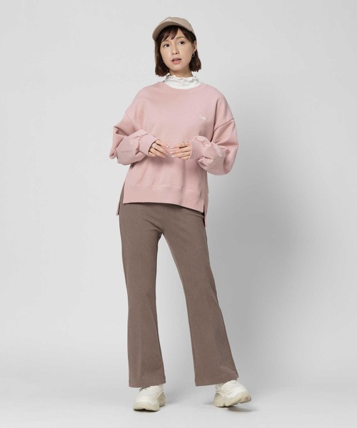 Yahoo!オークション - 「Lee」 スウェットカットソー M ピンク レディ...