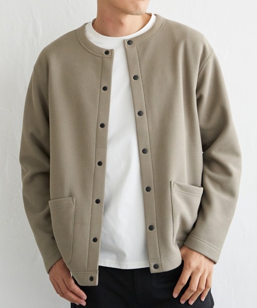 ikka 「ikka」 カーディガン L ベージュ メンズ : ZOZOTOWN Yahoo!店 - 通販 - Yahoo!ショッピング