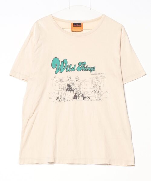 WILD THINGS 「WILD THINGS」 半袖Tシャツ L ベージュ メンズ : ZOZOTOWN Yahoo!店 - 通販 - Yahoo!ショッピング