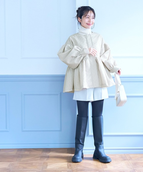 coca 「coca（coca）」 ジップアップブルゾン M グレイッシュベージュ レディース : ZOZOTOWN Yahoo!店 - 通販 - Yahoo!ショッピング