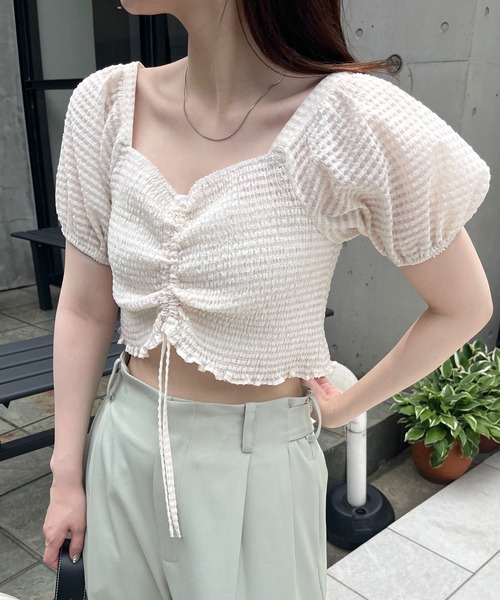 M-LINE 「mline」 半袖ブラウス FREE アイボリー レディース : ZOZOTOWN Yahoo!店 - 通販 - Yahoo!ショッピング