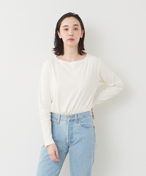 collex tシャツ Tシャツ 「新色登場」ウール混 リラックスロングスリーブプルオーバー レディース : ZOZOTOWN Yahoo!店 - 通販 - Yahoo!ショッピング