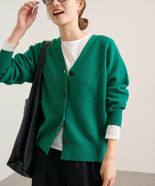 「FRAMeWORK」 ニットカーディガン FREE グリーン レディース : 86084422 : ZOZOTOWN Yahoo!店 - 通販 - Yahoo!ショッピング