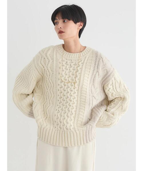 AMERICAN HOLIC（アメリカンホリック） 長袖ニット FREE グレー系その他 レディース : ZOZOTOWN Yahoo!店 - 通販 - Yahoo!ショッピング