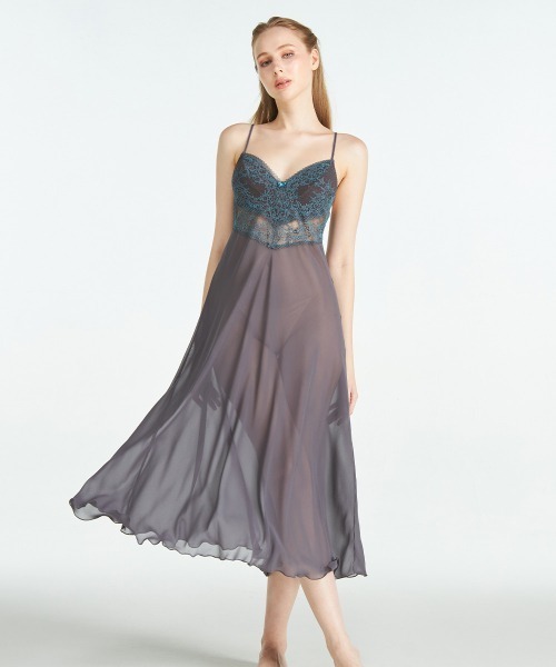 ANNEBRA（アンブラ） ルームウェア 部屋着 Reflex レースコンビロングドレス レディース : ZOZOTOWN Yahoo!店 - 通販 - Yahoo!ショッピング