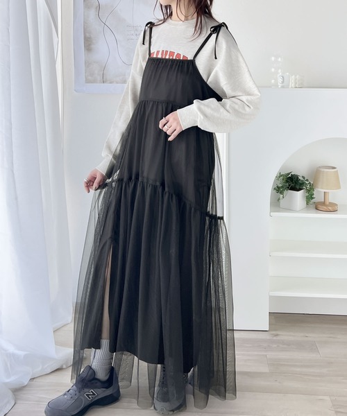 Yahoo!オークション - 「classicalelf」 キャミソールワンピース X-LAR...