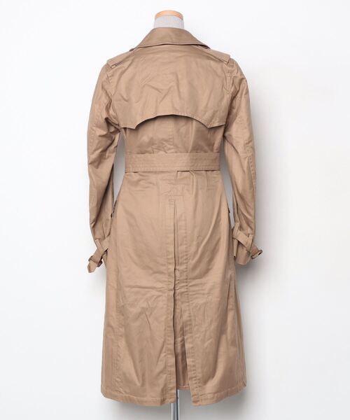 Yahoo!オークション - 「SCYE BASICS」 トレンチコート 36 ブラウン レ...