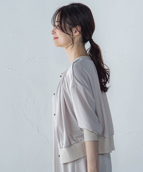 LAUTREAMONT（ロートレアモン） カーディガン 「WEB限定」ひやさらシワ