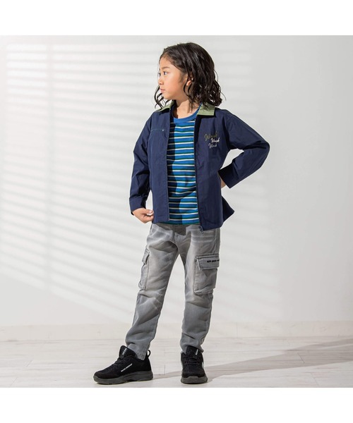 WASK tシャツ ロゴバックプリントマルチボーダー天竺Tシャツ(100~160cm) キッズ 子供服 男の子 : ZOZOTOWN Yahoo!店 - 通販 - Yahoo!ショッピング