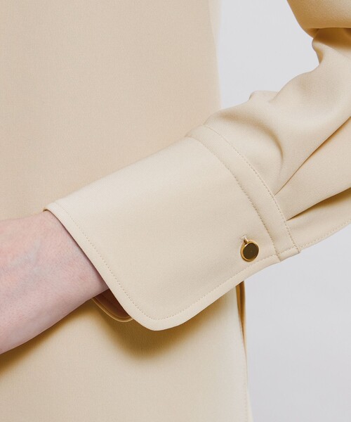 EPOCA ブラウス シャツ コンパクトダブルクロス クルーネックブラウス レディース : ZOZOTOWN Yahoo!店 - 通販 - Yahoo!ショッピング