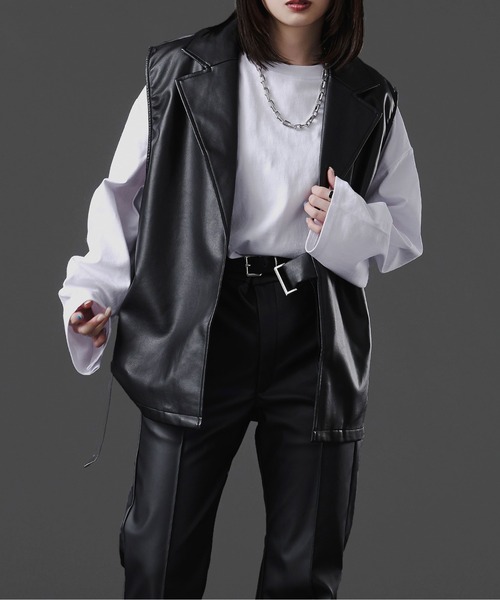 「Ellno Loset」 ベスト MEDIUM ブラック系その他 メンズ : 90008425 : ZOZOTOWN Yahoo!店 ...