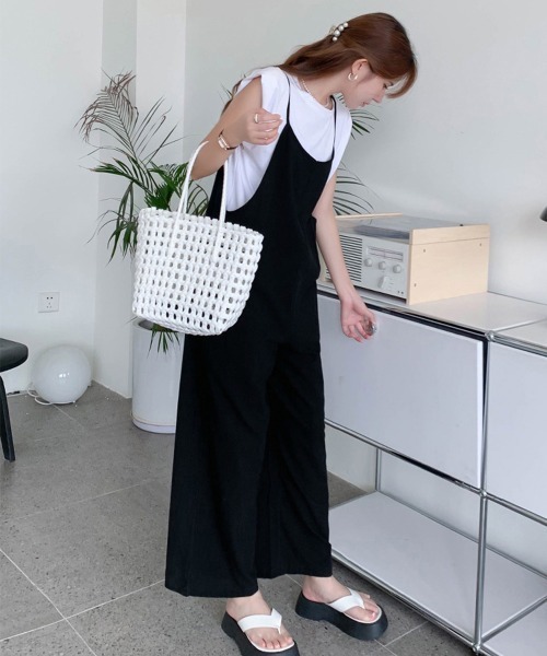 miniministore サロペット オーバーオール オールインワン サロペットパンツ 韓国風 レディース : ZOZOTOWN Yahoo ...