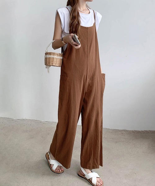 miniministore サロペット オーバーオール オールインワン サロペットパンツ 韓国風 レディース : ZOZOTOWN Yahoo ...