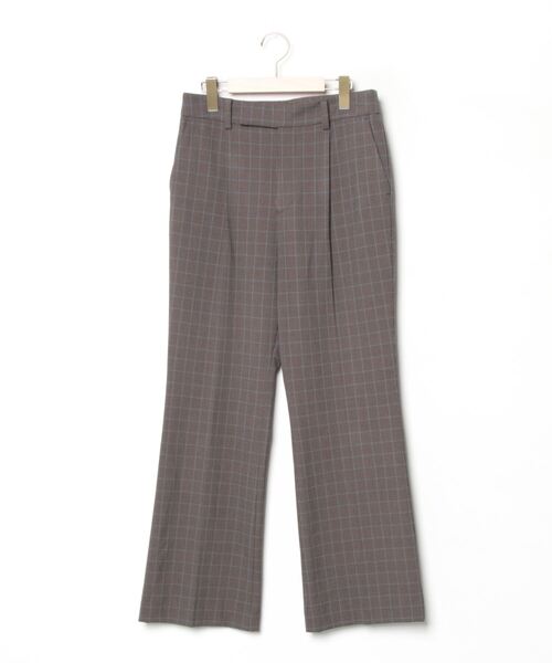 FRAMeWORK 「FRAMeWORK」 チェック柄パンツ 40 ベージュ レディース : ZOZOTOWN Yahoo!店 - 通販 - Yahoo!ショッピング