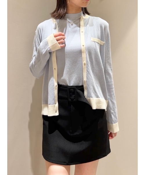 SNIDEL 「SNIDEL」 ニットアンサンブル FREE サックスブルー レディース : ZOZOTOWN Yahoo!店 - 通販 - Yahoo!ショッピング