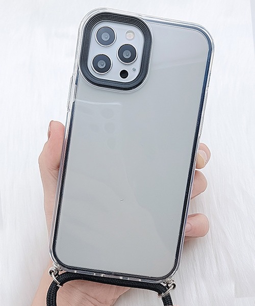 Lace Ladies スマホケース ストラップ付 TPUクリアiPhoneケース : ZOZOTOWN Yahoo!店 - 通販 - Yahoo!ショッピング