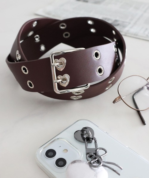 niko and… ベルト ハートハトメベルト「tiny tiny(ティニーティニー)」 レディース : ZOZOTOWN Yahoo!店 ...