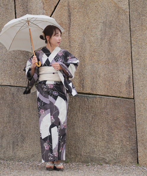 utatane 浴衣 選べる浴衣3点セット utataneオリジナル 国内染色 レディース : ZOZOTOWN Yahoo!店 - 通販 - Yahoo!ショッピング