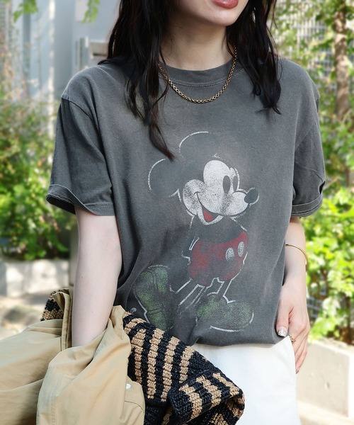 MICA&DEAL tシャツ 「Goodwear」MICKY MOUSE VINTAGE PRINT T-shirt レディース : ZOZOTOWN Yahoo!店 - 通販 - Yahoo ...