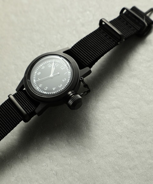 腕時計 「NAVAL WATCH」Naval military watch Mil-04BK/BK US MARINE USN BUSHIPS ...