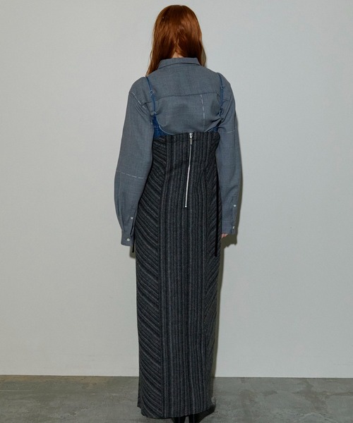 MAISON SPECIAL（メゾンスペシャル） ワンピース Denim Tweed